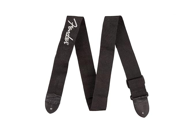 Fender 2 BLK Poly Strap GREY fender – acoustiKa Online Shop